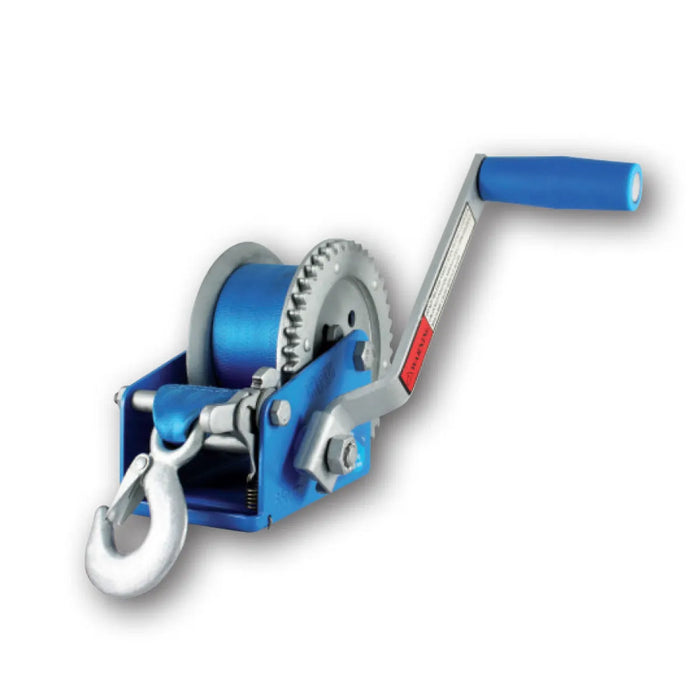 Ark 1400lb Manual Boat Trailer Winch with Web Strap — 4x4 Down Under