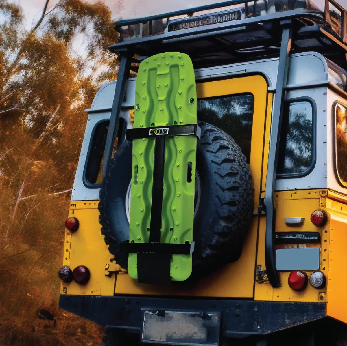 Exitrax Rear Wheel Recovery Board Holder — 4x4 Down Under