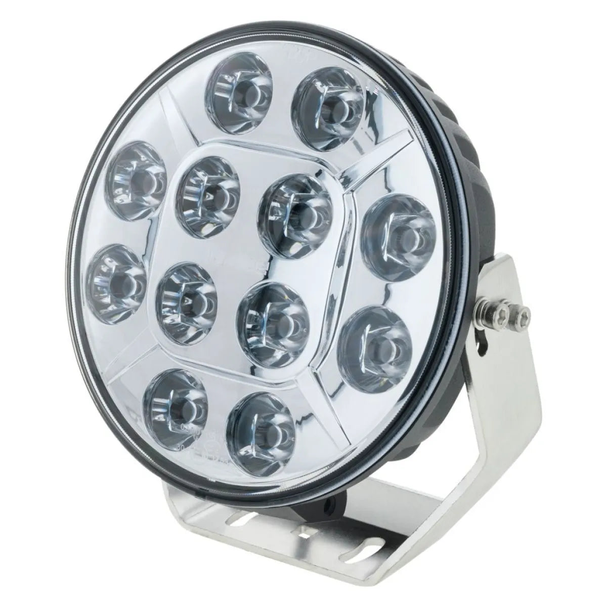 Ignite 7" Round LED Driving light | Spot Beam | Chrome Face — 4x4 Down ...