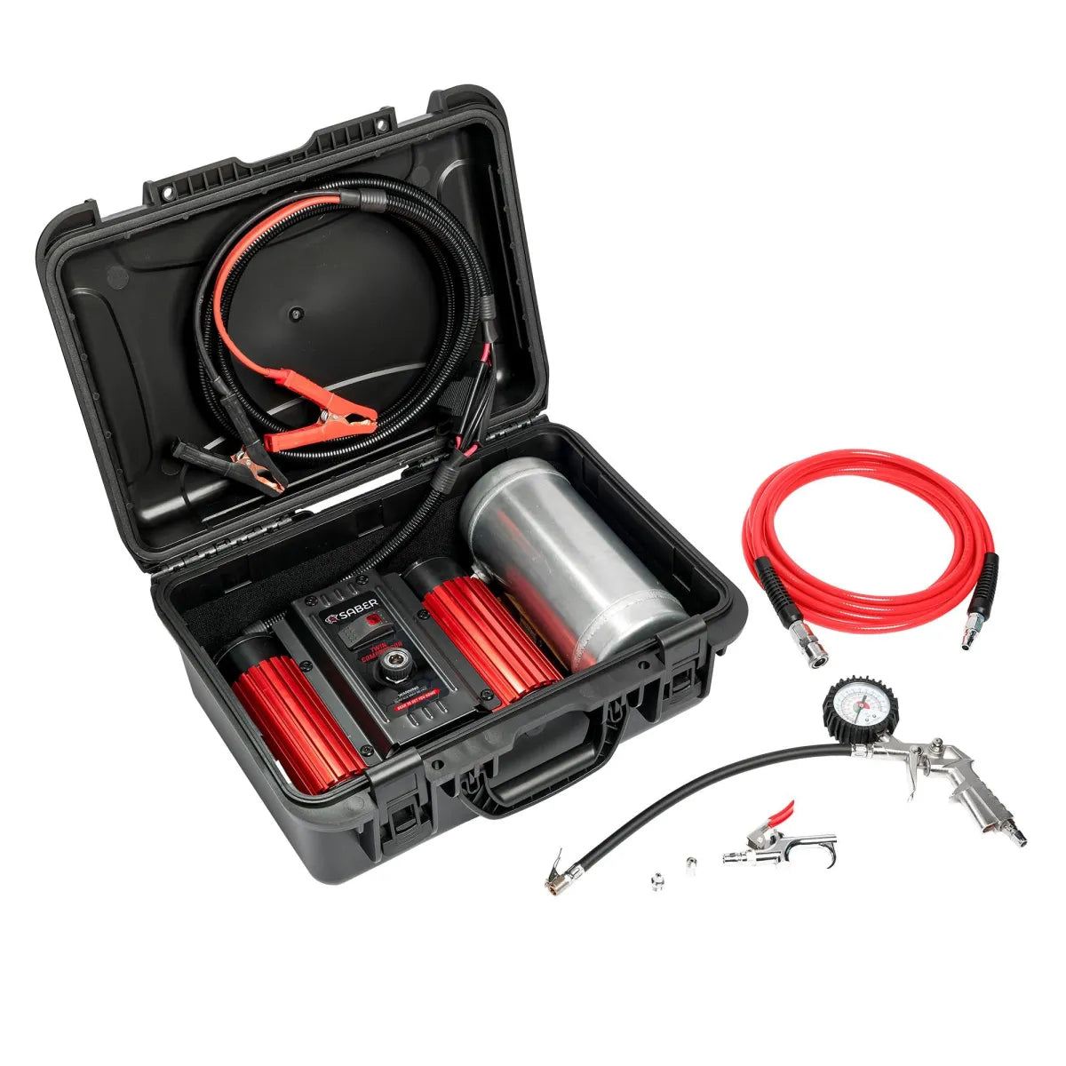 Saber Offroad Select Series Twin Air Compressor Bundle Kit — 4x4 Down Under