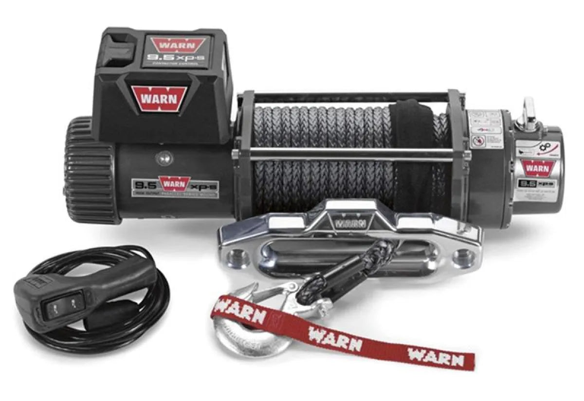 Warn 9.5XP-S 12v Self Recovery Winch with Synthetic Rope & Wireless ...